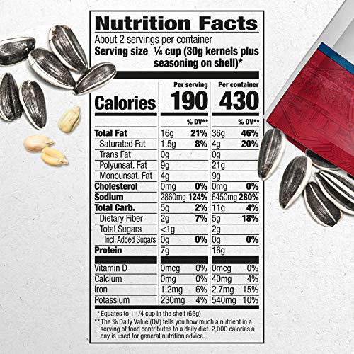 DAVID Seeds Roasted and Salted Sweet and Spicy Jumbo Sunflower Seeds, Keto Friendly, 5.25 oz (Pack of 1)