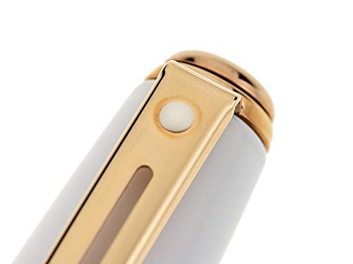 Sheaffer Prelude Ballpoint - White Lacquer with Rose Gold Trim E2914251