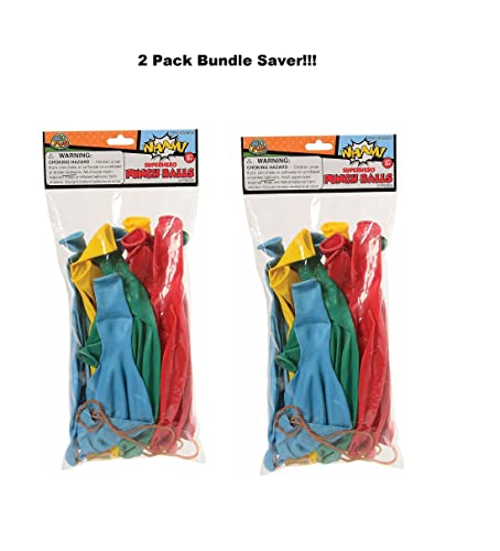 Superhero PUNCHBALLS - super hero party favors and toys (24 PC PARTY PACK)