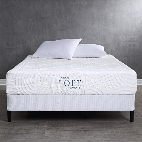 Classic Brands Hercules Compact Heavy-Duty Metal Bed Frame | Adjustable Width Fits Queen, King, and Cal King Mattresses, Black
