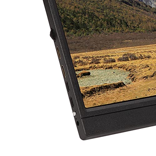 Zyyini Portable Monitor 1080P 17.3 Inch,IPS HDR HD Multimedia Interface.USB C Full Function,Built in Dual Speakers,Plug and Play,Lightweight,16:9,External Display for PS5 Phone PC Switch (Black)