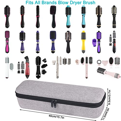 Travel Case for Revlon Hair Dryer Brush, Portable Lightweight Hard Carrying Case Storage Bag for Revlon One Step Volumizer Plus 2.0 Hot Air Brush, Hot Tools Volumizer Case