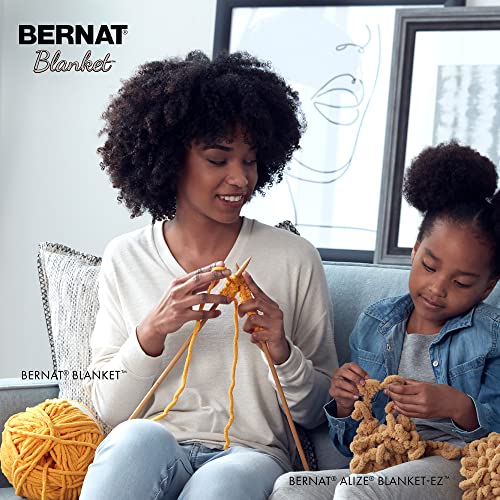 Bernat Blanket Taupe Yarn - 3 Pack of 150g/5.3oz - Polyester - 6 Super Bulky - 108 Yards - Knitting/Crochet