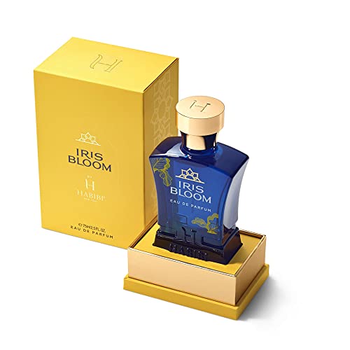H HABIBI Iris Bloom Find Your Signature Scent with this Luxury EDP - Eau de Parfum Women's Fragrance - Unique & long-lasting Perfumes for Women, Made of Rare Exotic Notes - 2.5 fl oz