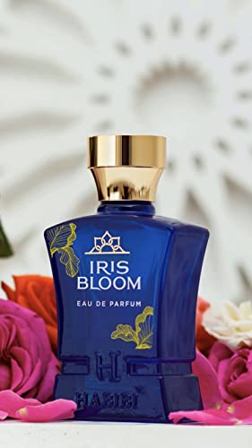 H HABIBI Iris Bloom Find Your Signature Scent with this Luxury EDP - Eau de Parfum Women's Fragrance - Unique & long-lasting Perfumes for Women, Made of Rare Exotic Notes - 2.5 fl oz