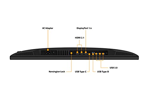 GIGABYTE M32U 32" 144Hz 4K FreeSync Compatible Gaming Monitor, SS IPS, 3840x2160 Display, 1ms Response Time (MPRT), 1x Display Port 1.4, 2x HDMI 2.1, 3x USB 3.0, 1x USB Type C