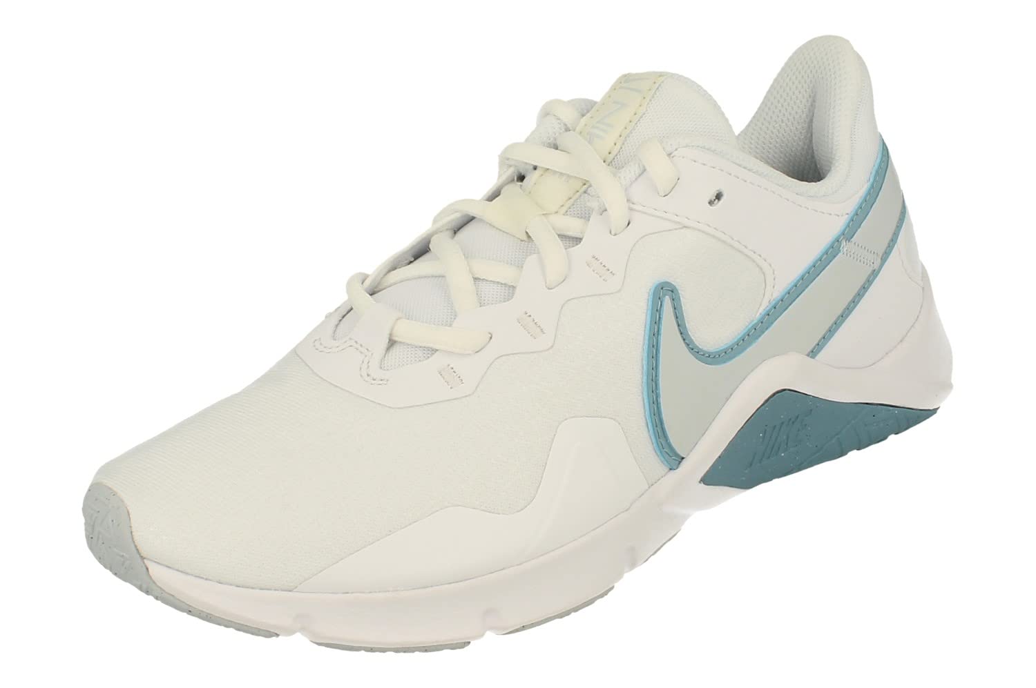 Nike Women Modern, White Blue Worn Aura Phantom 101, 10.5 US