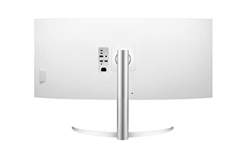 LG 40WP95C-W 40” UltraWide Curved WUHD (5120 x 2160) 5K2K Nano IPS Display, DCI-P3 98% (Typ.) with HDR10, Thunderbolt 4 with 96W PD, 3-Side Virtually Borderless Design Tilt/Height/Swivel Stand