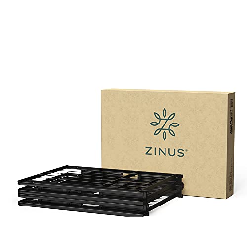 ZINUS SmartBase Super Heavy Duty Mattress Foundation with 2200lbs Weight Capacity / 14 Inch Metal Platform Bed Frame / No Box Spring Needed / Sturdy Steel Frame / Underbed Storage, Twin