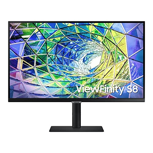 SAMSUNG S80UA ViewFinity 27" UHD High Resolution Monitor, Black (Renewed)