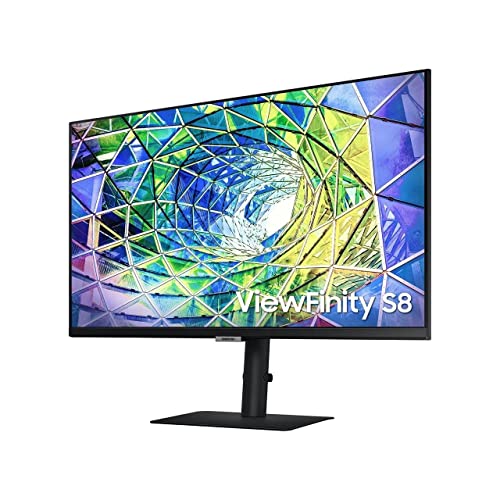 SAMSUNG S80UA ViewFinity 27" UHD High Resolution Monitor, Black (Renewed)