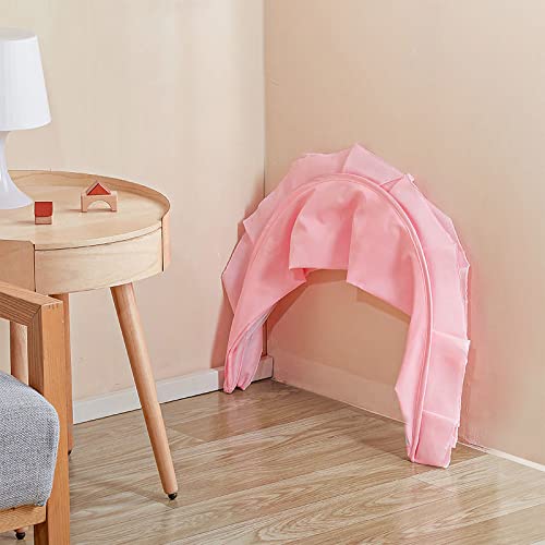 EDSONWADE Portable Mosquito Net for Baby 0-5 Years, Folding Crib Tent, High-density and Breathable Bassinet Cover Not Installation, Large Size Oval Crib Net to Keep Baby In