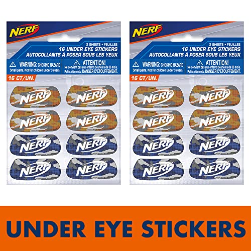 Mega Nerf Party Supplies for Birthday, Decorations, and Favors, Serves 16 Guests, Easy Setup and Takedown with Plates, Napkins, and More