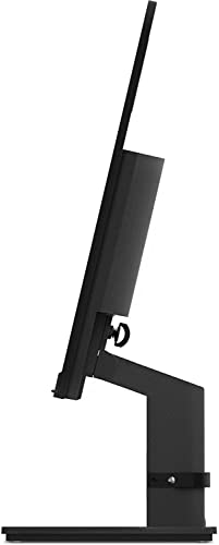 Lenovo ThinkVision S24e-20 23.8" Full HD 1920 x 1080 WLED LCD Monitor 2-Pack Bundle with Mini Glow in The Dark Speaker, 250 Nit, FreeSync, HDMI-VGA, Raven Black, & Adjustable Desk Mount Monitor Stand