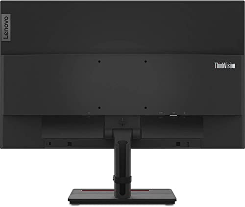 Lenovo ThinkVision S24e-20 23.8" Full HD 1920 x 1080 WLED LCD Monitor 2-Pack Bundle with Mini Glow in The Dark Speaker, 250 Nit, FreeSync, HDMI-VGA, Raven Black, & Adjustable Desk Mount Monitor Stand