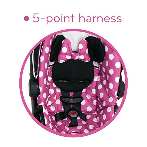 Disney Light 'n Comfy Luxe Infant Car Seat, Mickey Silhouette