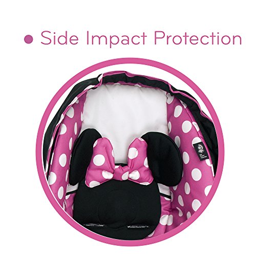 Disney Light 'n Comfy Luxe Infant Car Seat, Mickey Silhouette