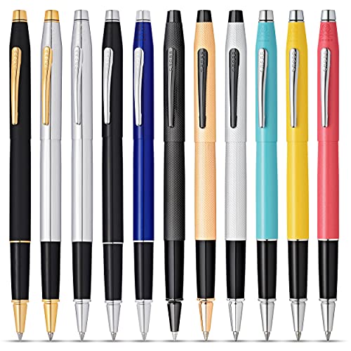 Cross Classic Century Refillable Gel Ink Rollerball Pen, Medium Rollerball, Includes Premium Gift Box - Brushed Rose Gold