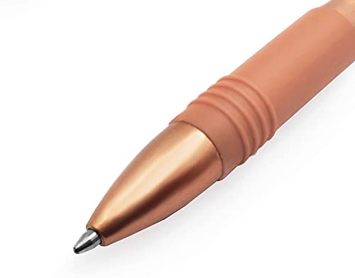 Zebra Z-Grip Smooth Retractable Ballpoint Pen - 1.0mm - Rose Gold Barrel - Black Ink - Pack of 6