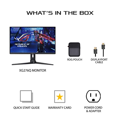 ASUS ROG Strix 24.5” 1080P Gaming Monitor (XG256Q) - Full HD, Fast IPS, 180Hz ( Renewed)