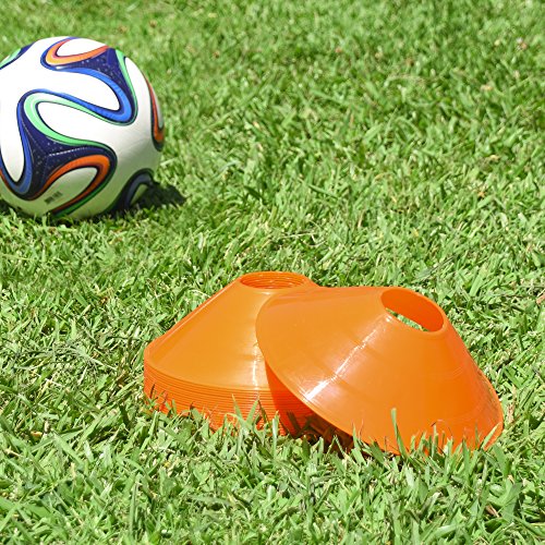 GoSports Sports Training Cone 20 Pack with Tote Bag