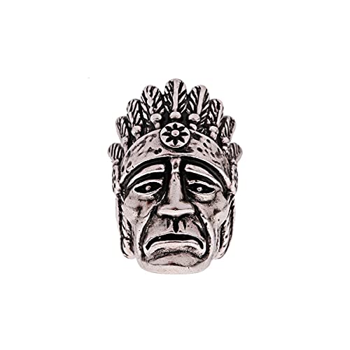 NGOANSK6688 1 Piece/Lot Silver Color Spacer Beads Long Beard Accessories for Bracelets Jewelry (BD632-2)