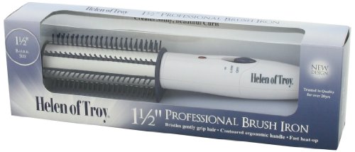 Helen of Troy 1514 Brush Iron, White, 1 1/2 Inches Barrel