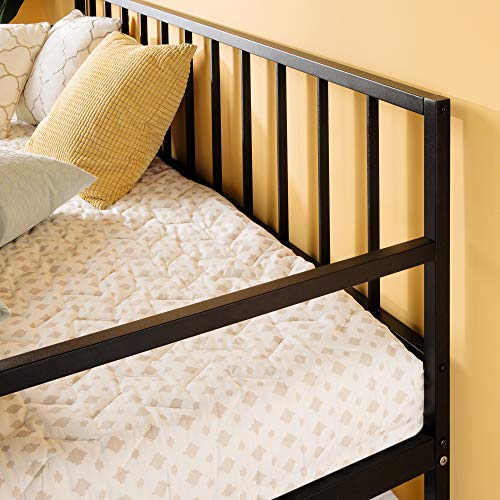 ZINUS Eden Metal Daybed with Trundle / Mattress Foundation with Steel Slat Support / Easy Assembly, Twin
