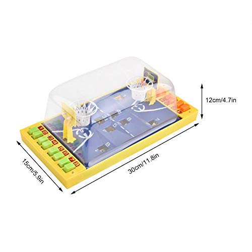 KLEOAD Toy Basketball Table Games, Mini Double People Finger Eject Basketball Court Interactive Parent Child Toy Kid Puzzle Educational Board Basketball Game Toy Basketball Toy