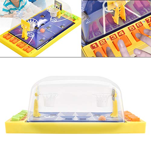 KLEOAD Toy Basketball Table Games, Mini Double People Finger Eject Basketball Court Interactive Parent Child Toy Kid Puzzle Educational Board Basketball Game Toy Basketball Toy
