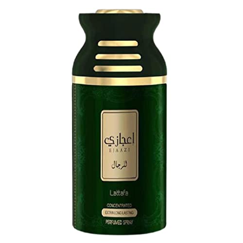 Ejaazi Deodorant - 250ML (8.4 oz ) I Ejaazi, 12 Pack | Oriental DEO with a Classic Combination of Oudh, Roses & Vanilla I Energizing Oud Fragrance I Classy Unisex Scent I Summer Deo Fresh, Citrus, Pepper I Vanilla, Jasmine, White Musk, Ambergris & Saffron