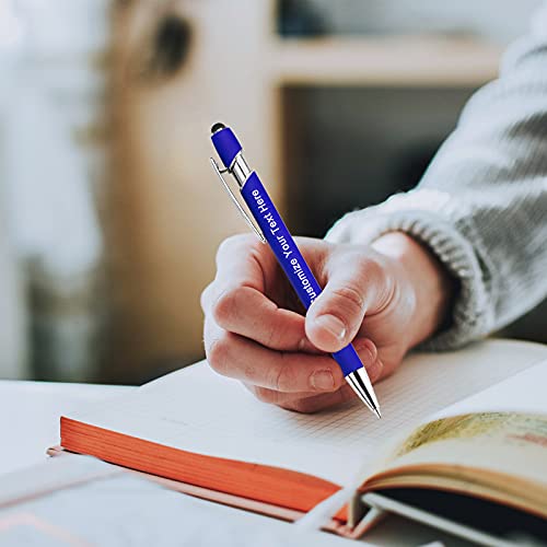 Qingxily Up to 300 Pcs Custom Pens Bulk,Personalized Pens with Free Engraving,Customized Stylus Ballpoint Pens with Your Name,Text,Message for Business,Graduation,Anniversaries-Colorful Pens 300 Packs