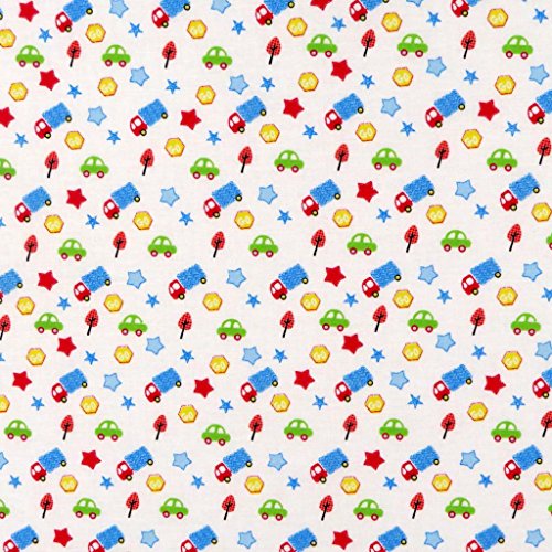 SheetWorld Fitted 100% Cotton Percale Portable Mini Crib Sheet 24 x 38, Baby Cars & Trucks, Made in USA