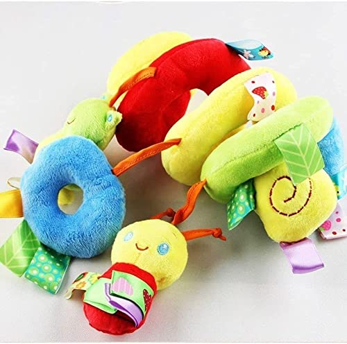 Bed Stroller Toy Rattles Crib Car Seat Spiral Baby Toy for for Newborns Seat Hanging Bell Rattle Toy for Gift