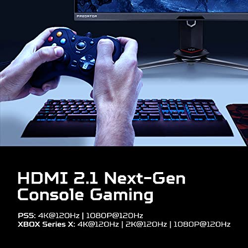 Acer Predator XB283K KVbmiipruzx 28" UHD 3840 x 2160 Agile-Splendor IPS PC & Console Gaming Monitor & Turtle Beach Stealth 700 Gen 2 MAX Multiplatform Amplified Wireless Gaming Headset