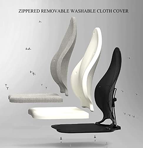 Lumbar Support Pillow for Office Chair, Memory Foam Back Cushion for Lower Back Pain Relief Car Seat Back Support, Lower Back Pillow for Gaming Chair Wheelchair (C)
