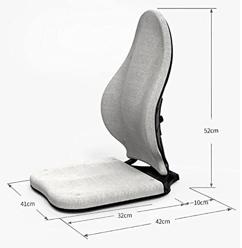 Lumbar Support Pillow for Office Chair, Memory Foam Back Cushion for Lower Back Pain Relief Car Seat Back Support, Lower Back Pillow for Gaming Chair Wheelchair (C)