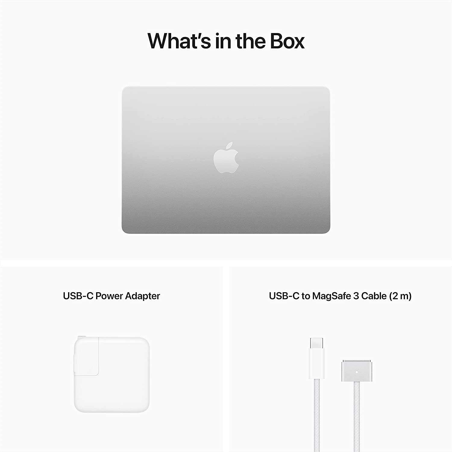 Mid 2022 Apple MacBook Air with Apple M2 Chip (13.6-inch, 8GB RAM, 256GB SSD) - Silver (Renewed)