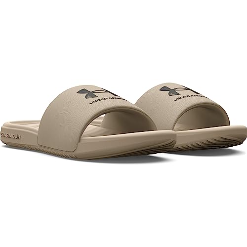 Under Armour Men's Ansa Graphic Logo Fixed Strap, (201) Khaki Base/Khaki Base/Federal Tan, 7, US