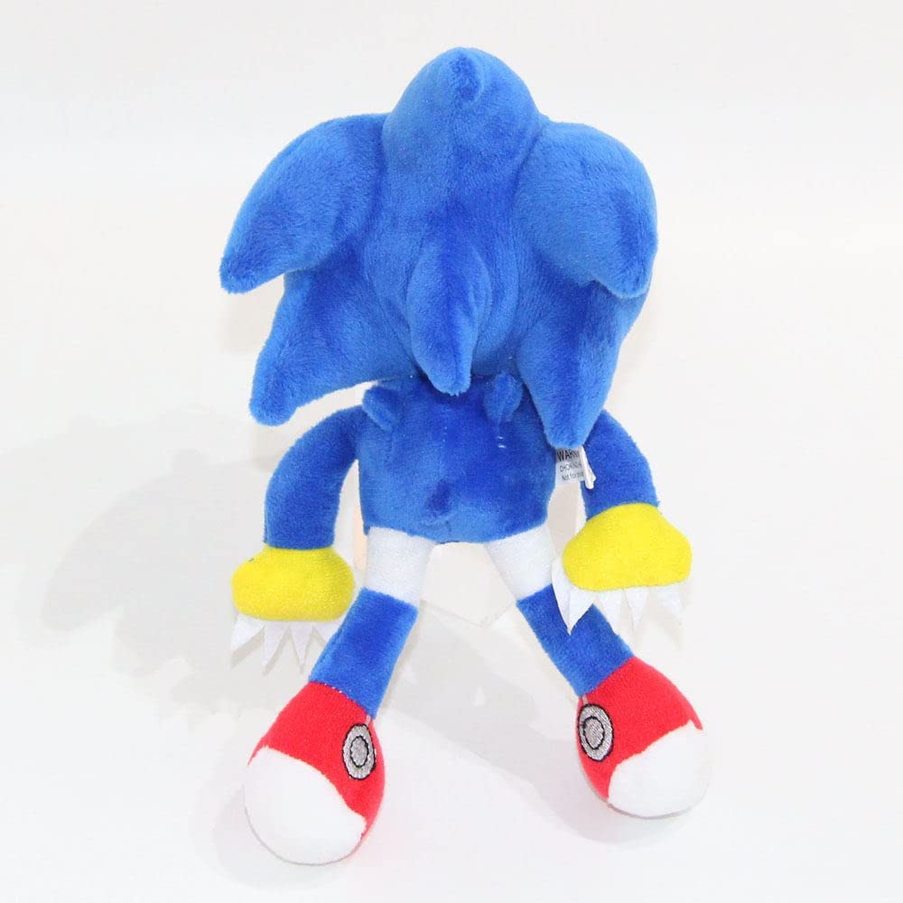Adawell 20cm Metal Sonic Plush Toy, Stuffed Figure, Blood Sonic exe, Gift for Fans