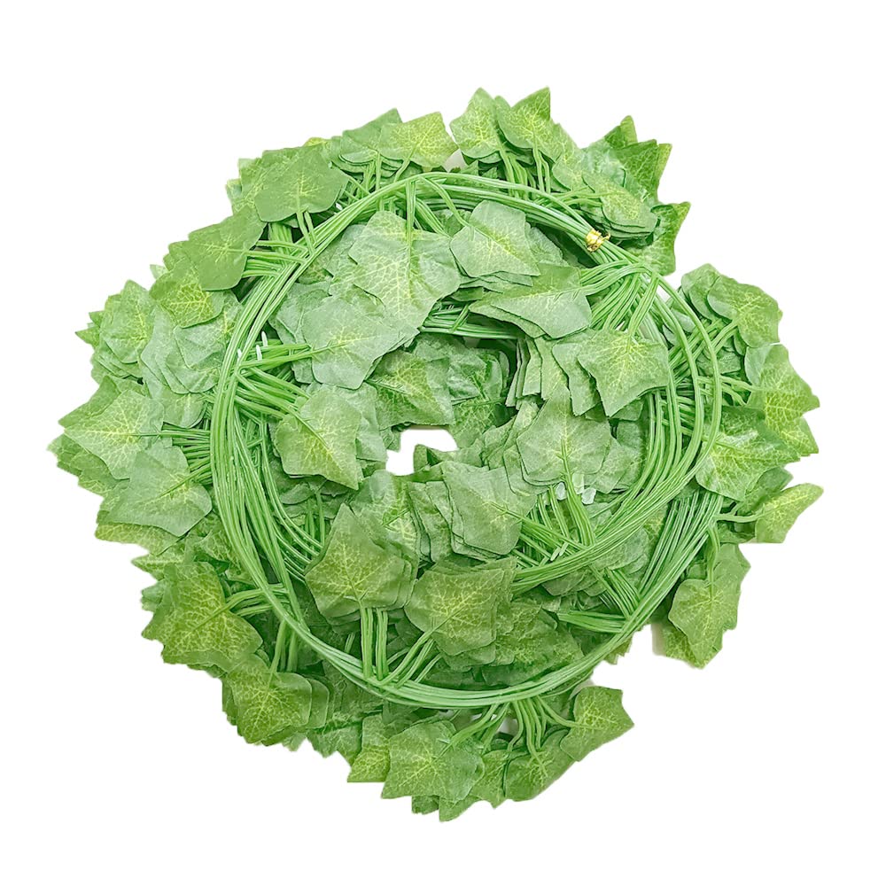 YAHUAA 12 Pack 84 Feet Fake Ivy Leaves Vines Artificial Garland Greenery Hanging Plants for Bedroom Decor Aesthetic, Party Wedding Wall, Halloween, Christmas