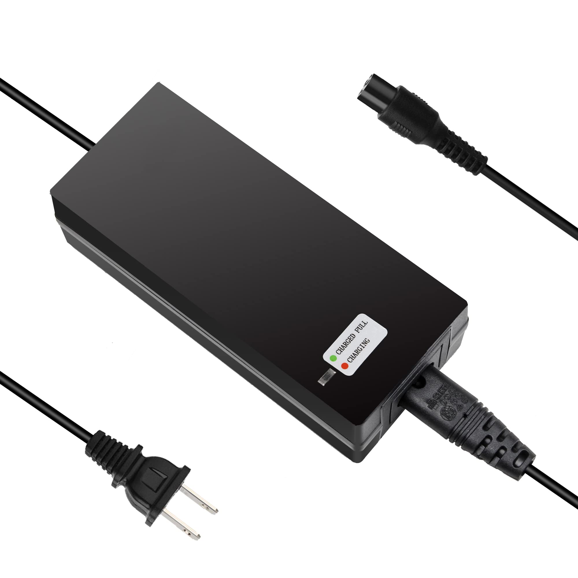 EVAPLUS 29.4V 2A Battery Charger for 25.2V 25.9V 24V battery, Input 100-240V AC-DC DC 5.5 x 2.1 mm Plug, Charge Port for Lithium Battery Pack