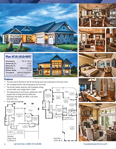 Ultimate Book of Home Plans, Completely Updated & Revised 4th Edition: Over 680 Home Plans in Full Color: North America's Premier Designer Network: Sections on Home Design & Outdoor Living Ideas
