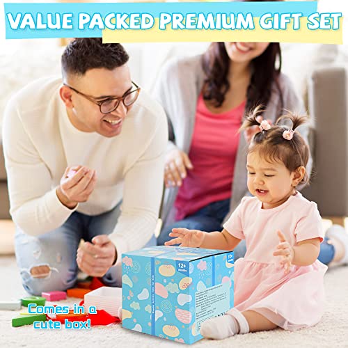 Bravmate Wooden Activity Cube | 8-in-1 Montessori Toys for 12M+ Toddlers, One Year Old First Birthday Gift, Baby Toy Set with Bonus Sorting & Stacking Board