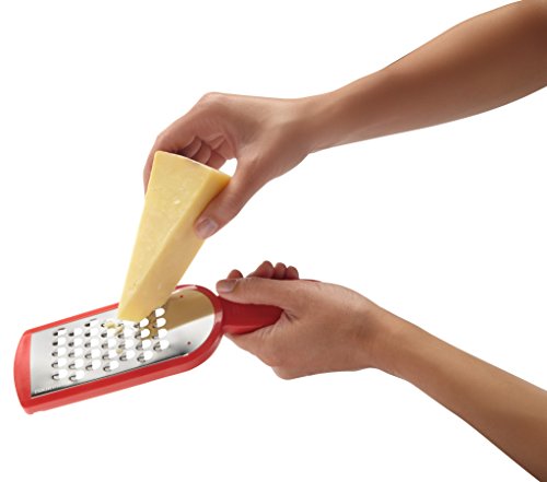 KUHN RIKON 20190 Swiss Grater Set of 3 with Storage Caddy, Red