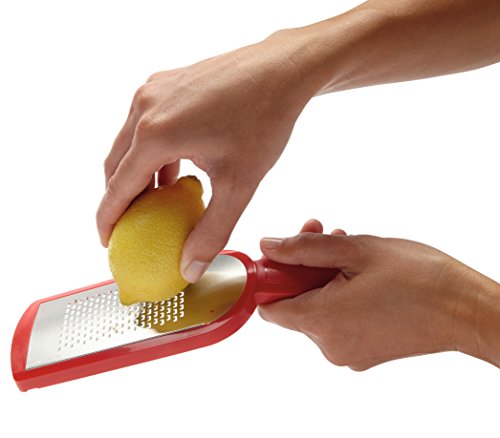 KUHN RIKON 20190 Swiss Grater Set of 3 with Storage Caddy, Red