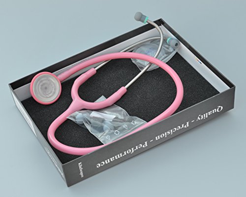 Standard Edition Dual Head Diagnostic Stethoscope by Kila Labs - Pink