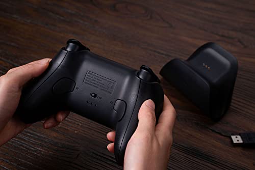 8Bitdo Ultimate Bluetooth Controller with Charging Dock, Wireless Pro Controller for Switch, Windows and Steam Deck (Black)