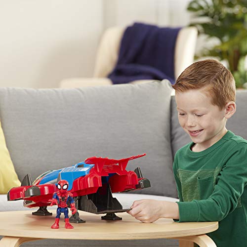 Playskool Heroes Marvel Super Hero Adventures Spider-Man Jetquarters