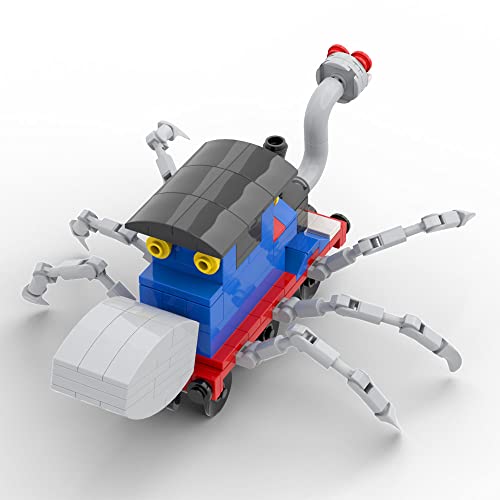 199 Pieces Chooo Charles Building Toy Set, Horror Game Spider Train Monster Building Kit, Creative Desktop Decorations Charles Train with Spider Figure Model Building Blocks, New 2023